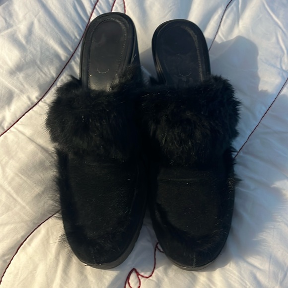 Coach | Shoes | Coach Clogs With Beautiful Fur Detail | Poshmark